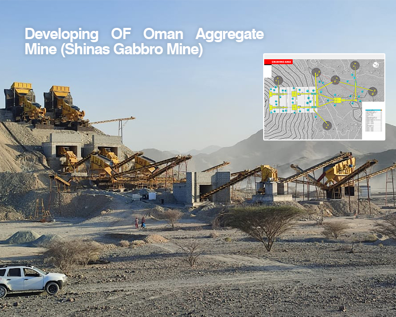 Developing OF Oman Aggregate Mine (Shinas Gabbro Mine) - SPIDATIS